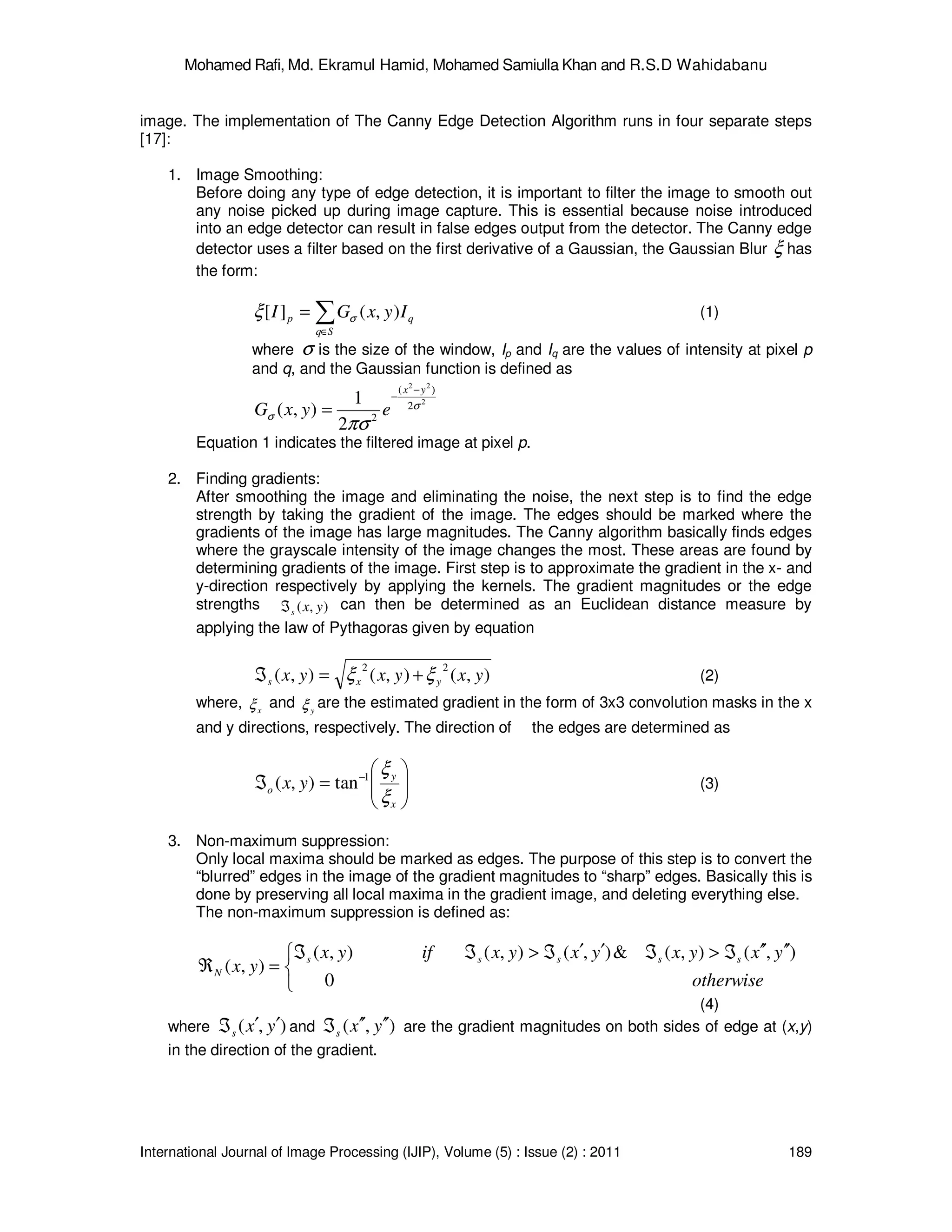 A Parametric Approach To Gait Signature Extraction For Human Motion Identification Pdf