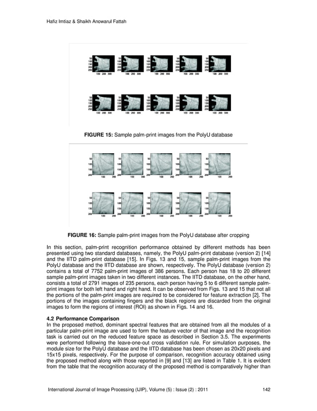 A Spectral Domain Dominant Feature Extraction Algorithm For Palm Print
