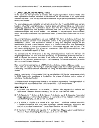 Fully Automatic Method for 3D T1-Weighted Brain Magnetic Resonance Images Segmentation | PDF