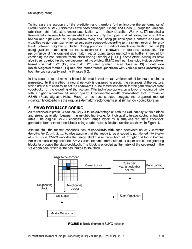 Side Match Vector Quantizers Using Neural Network Based Variance Predictor For Image Coding Pdf