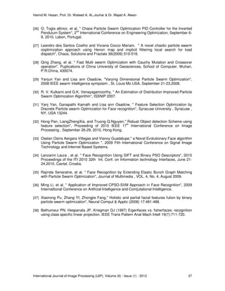 Face Recognition using Improved FFT Based Radon by PSO and PCA ...