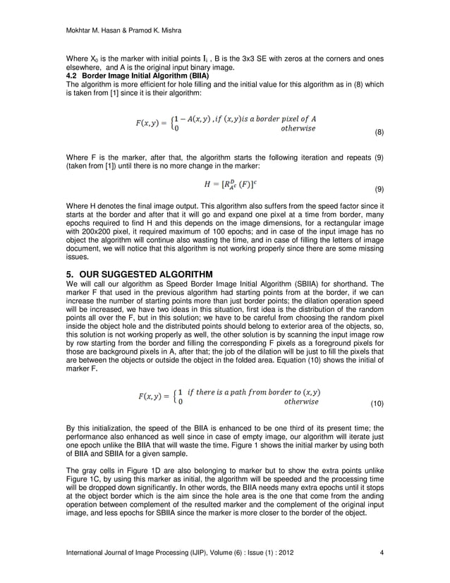 Improving Morphology Operation for 2D Hole Filling Algorithm | PDF | Geology | Science
