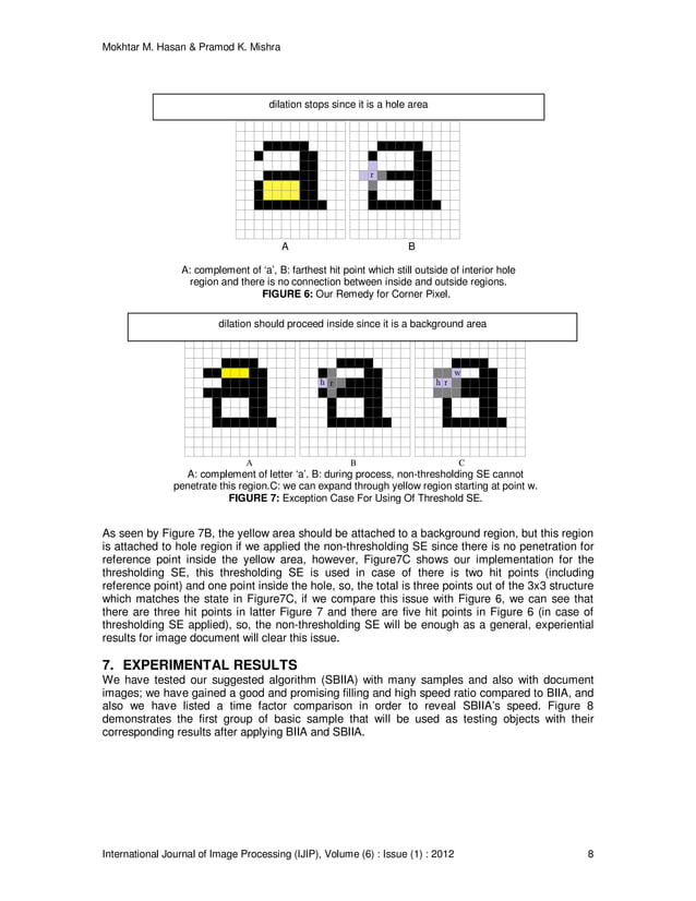 Improving Morphology Operation for 2D Hole Filling Algorithm | PDF ...