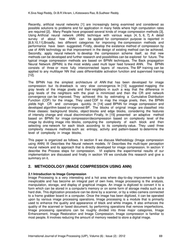 Image Processing Compression and Reconstruction by Using New Approach Artificial Neural Network ...