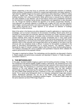 Unsupervised Building Extraction from High Resolution Satellite Images Irrespective of Rooftop ...