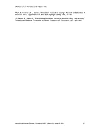 Color Image Watermarking using Cycle Spinning based Sharp Frequency Localized Contourlet ...