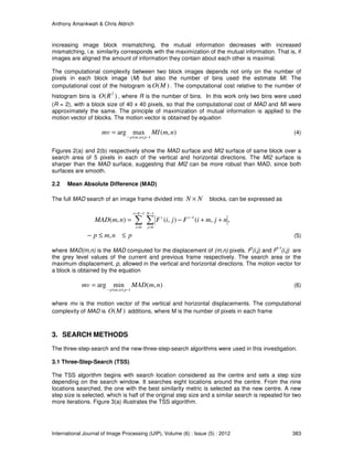 Robust Block-Matching Motion Estimation of Flotation Froth Using Mutual Information | PDF