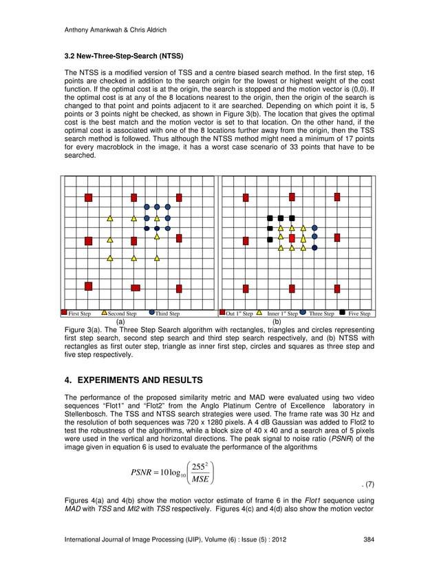 Robust Block-Matching Motion Estimation of Flotation Froth Using Mutual Information | PDF
