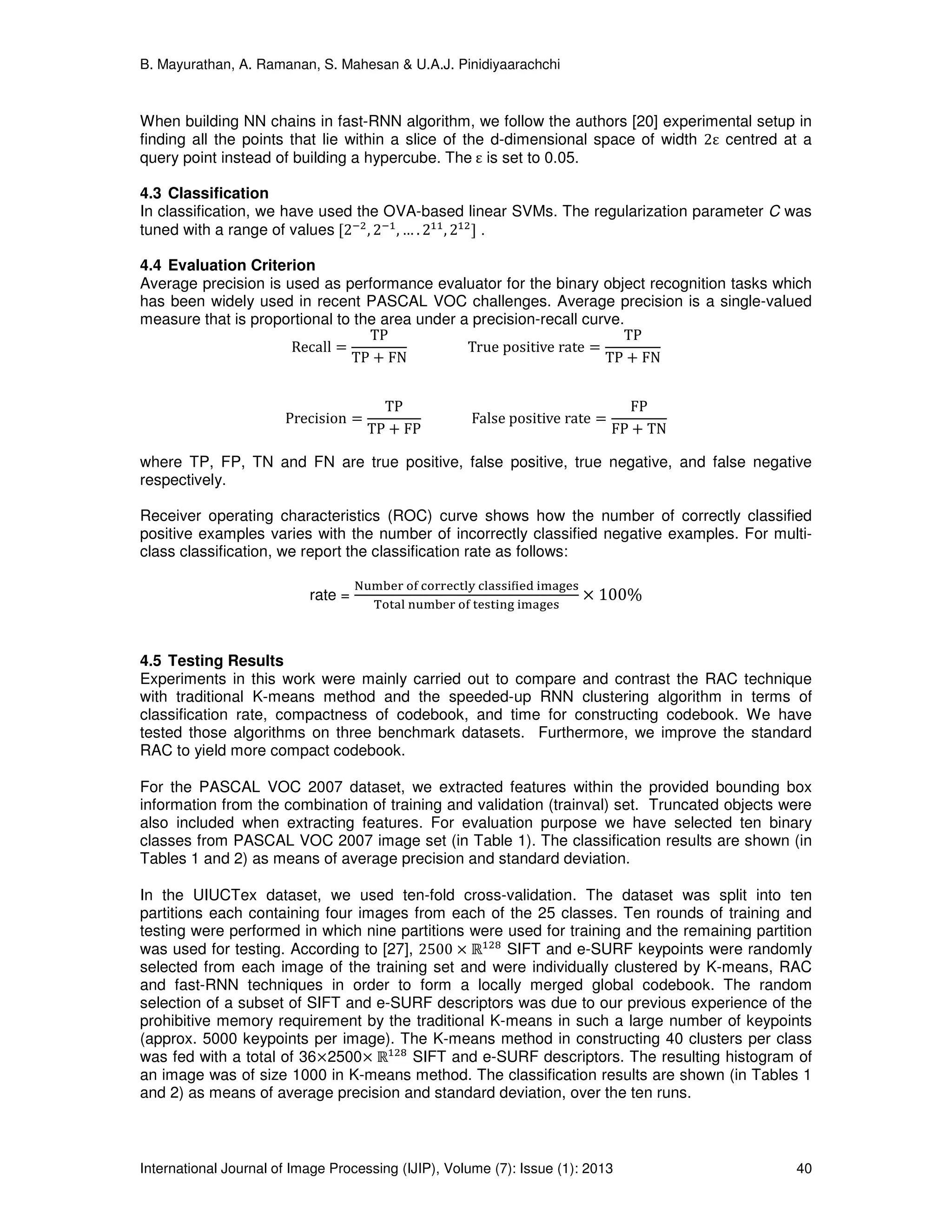 Speeded-up and Compact Visual Codebook for Object Recognition | PDF