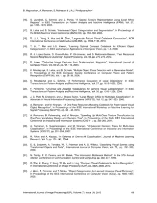 Speeded-up and Compact Visual Codebook for Object Recognition | PDF