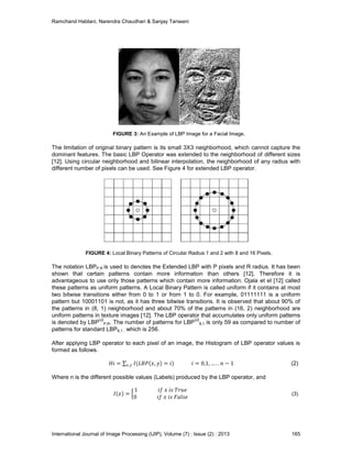 Recognition of Facial Expressions using Local Binary Patterns of Important Facial Parts | PDF