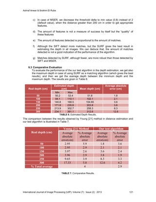 An Assessment of Image Matching Algorithms in Depth Estimation | PDF