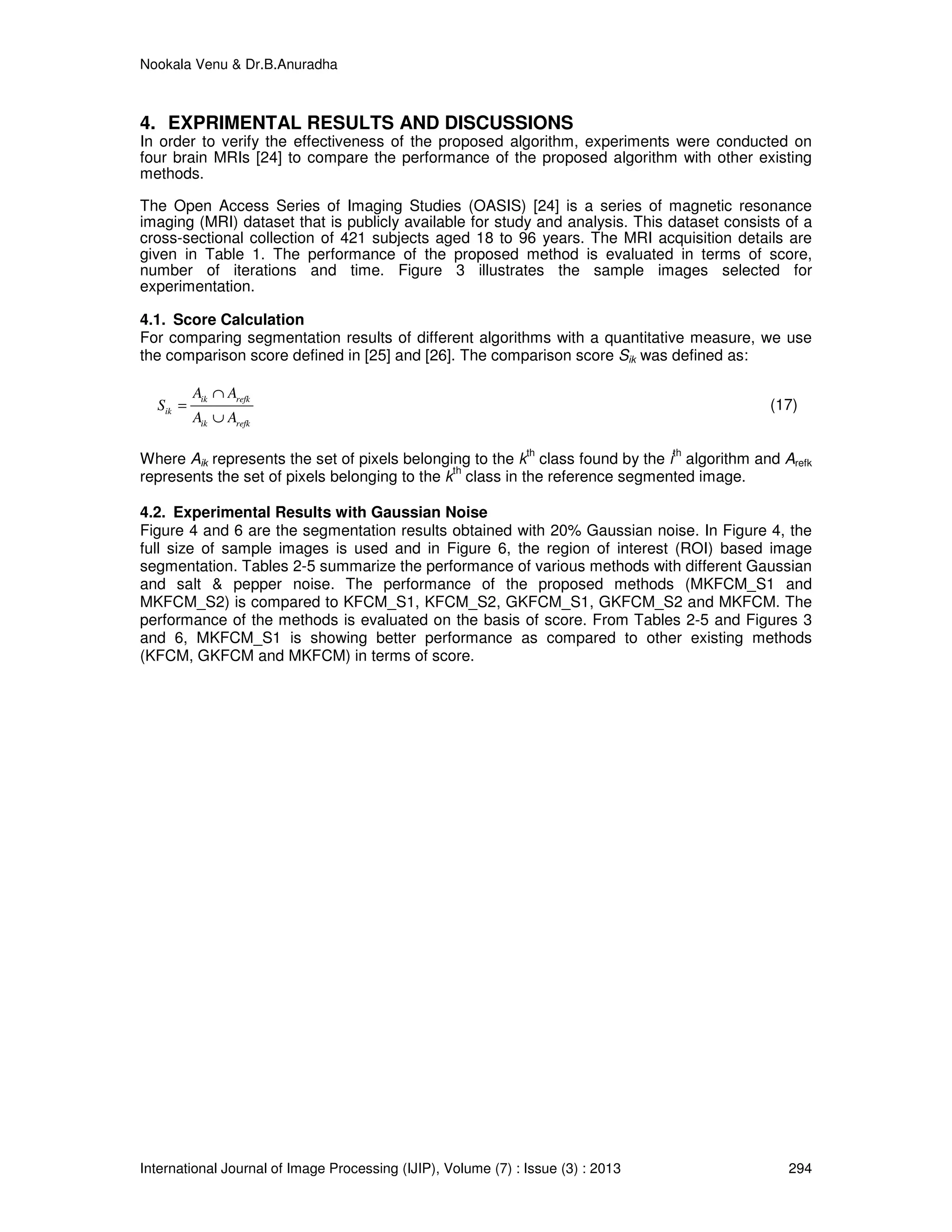 A Novel Multiple Kernel Based Fuzzy C Means Algorithm With Spatial
