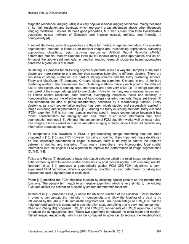 A Novel Multiple Kernel Based Fuzzy C Means Algorithm With Spatial