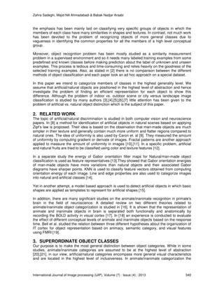 Unsupervised Categorization of Objects into Artificial and Natural Superordinate Classes Using ...