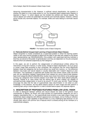 Unsupervised Categorization of Objects into Artificial and Natural Superordinate Classes Using ...