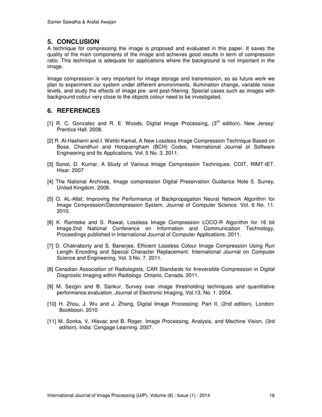 Blank Background Image Lossless Compression Technique | PDF