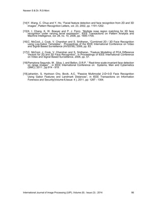 Multimodal Approach for Face Recognition using 3D-2D Face Feature ...