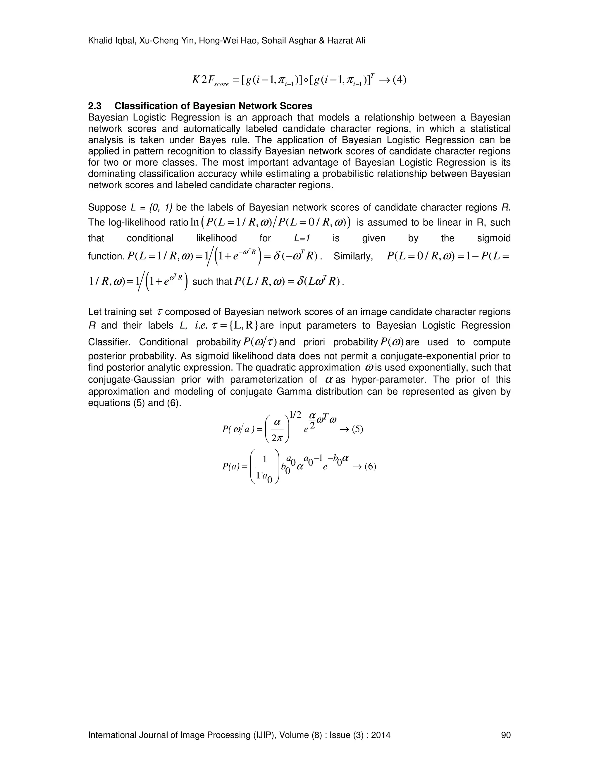 K2 Algorithm Based Text Detection With An Adaptive Classifier Threshold Pdf