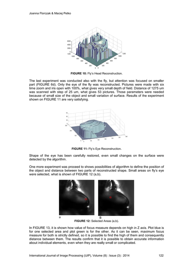 Usage of Shape From Focus Method For 3D Shape Recovery And ...