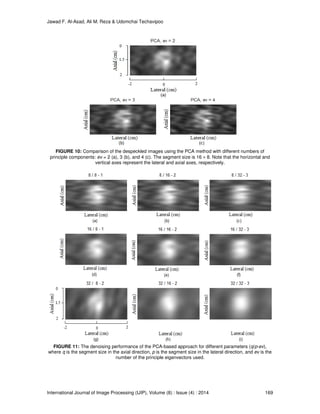An Ultrasound Image Despeckling Approach Based on Principle Component Analysis | PDF