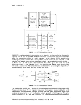 Use of Discrete Sine Transform for A Novel Image Denoising Technique | PDF
