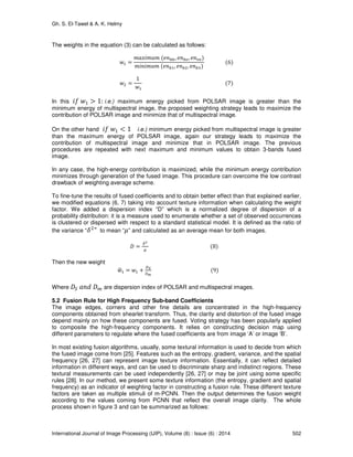 Fusion of Multispectral And Full Polarimetric SAR Images In NSST Domain | PDF