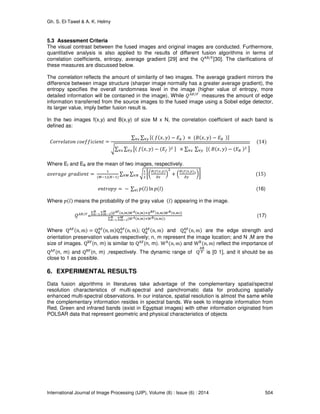 Fusion of Multispectral And Full Polarimetric SAR Images In NSST Domain | PDF