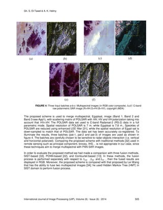 Fusion of Multispectral And Full Polarimetric SAR Images In NSST Domain | PDF