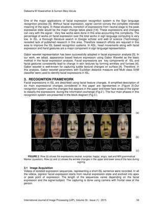 Ijip 965SVM Based Recognition of Facial Expressions Used In Indian Sign Language | PDF ...