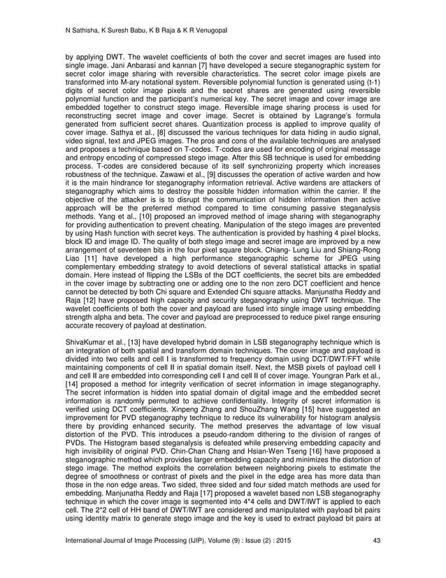 Steganography using Coefficient Replacement and Adaptive Scaling based on DTCWT | PDF