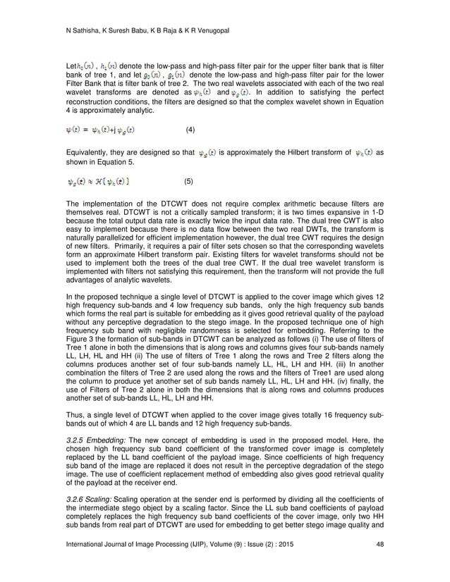 Steganography using Coefficient Replacement and Adaptive Scaling based on DTCWT | PDF
