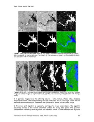 Water-Body Area Extraction From High Resolution Satellite Images-An ...