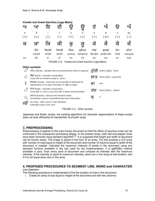 Segmentation of Handwritten Text in Gurmukhi Script | PDF