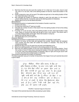 Segmentation of Handwritten Text in Gurmukhi Script | PDF