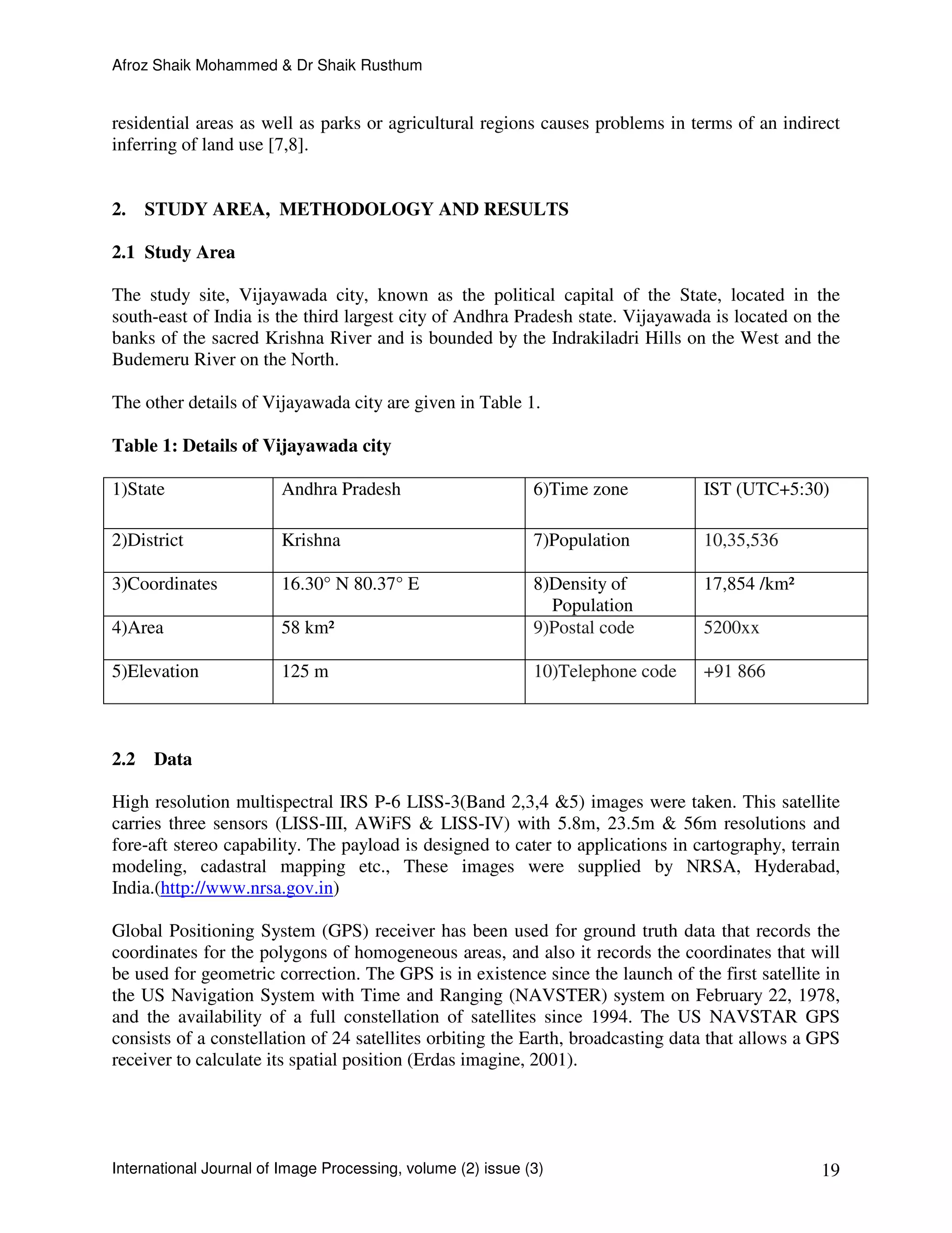 Object-Oriented Image Processing Of An High Resolution Satellite Imagery With Perspectives For ...