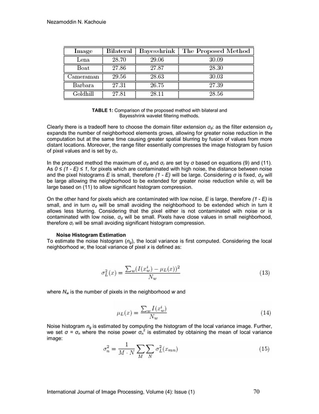Image Denoising Using Earth Mover's Distance and Local Histograms | PDF