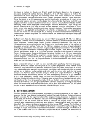 Script Identification of Text Words from a Tri-Lingual Document Using ...