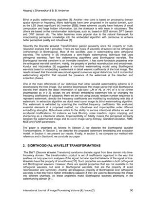 Determining the Efficient Subband Coefficients of Biorthogonal Wavelet for Gray level Image ...