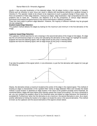 Study and Comparison of Various Image Edge Detection Techniques | PDF