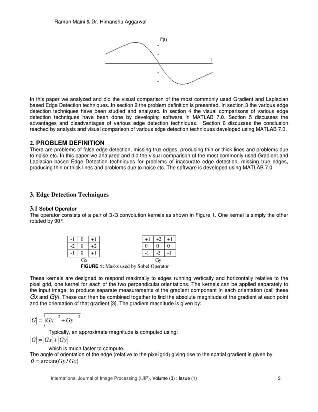 Study and Comparison of Various Image Edge Detection Techniques | PDF