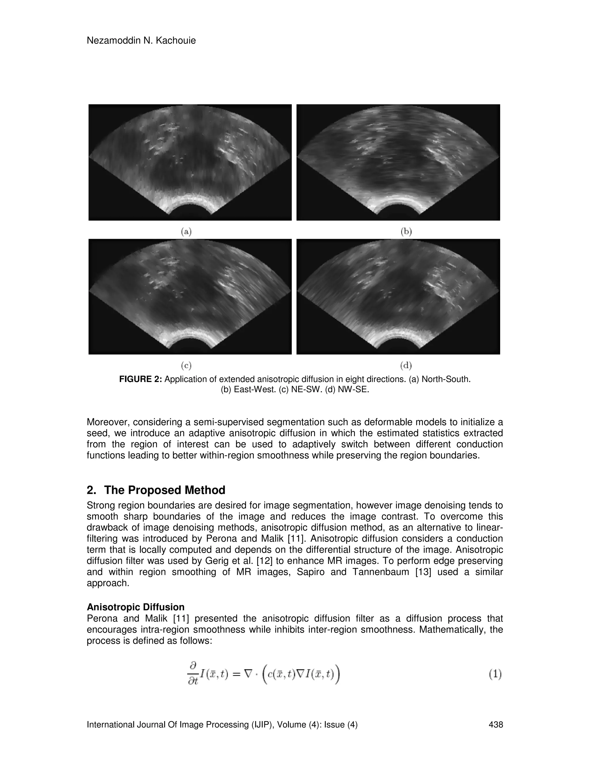 Anisotropic Diffusion for Medical Image Enhancement | PDF | Photo Editing Software | Computer ...