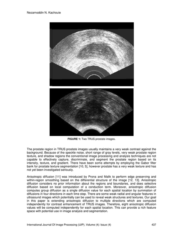 Anisotropic Diffusion for Medical Image Enhancement | PDF