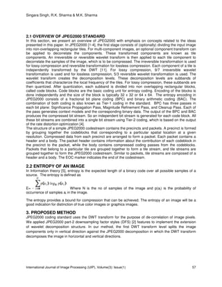 Use of Wavelet Transform Extension for Graphics Image Compression using JPEG2000 Framework | PDF