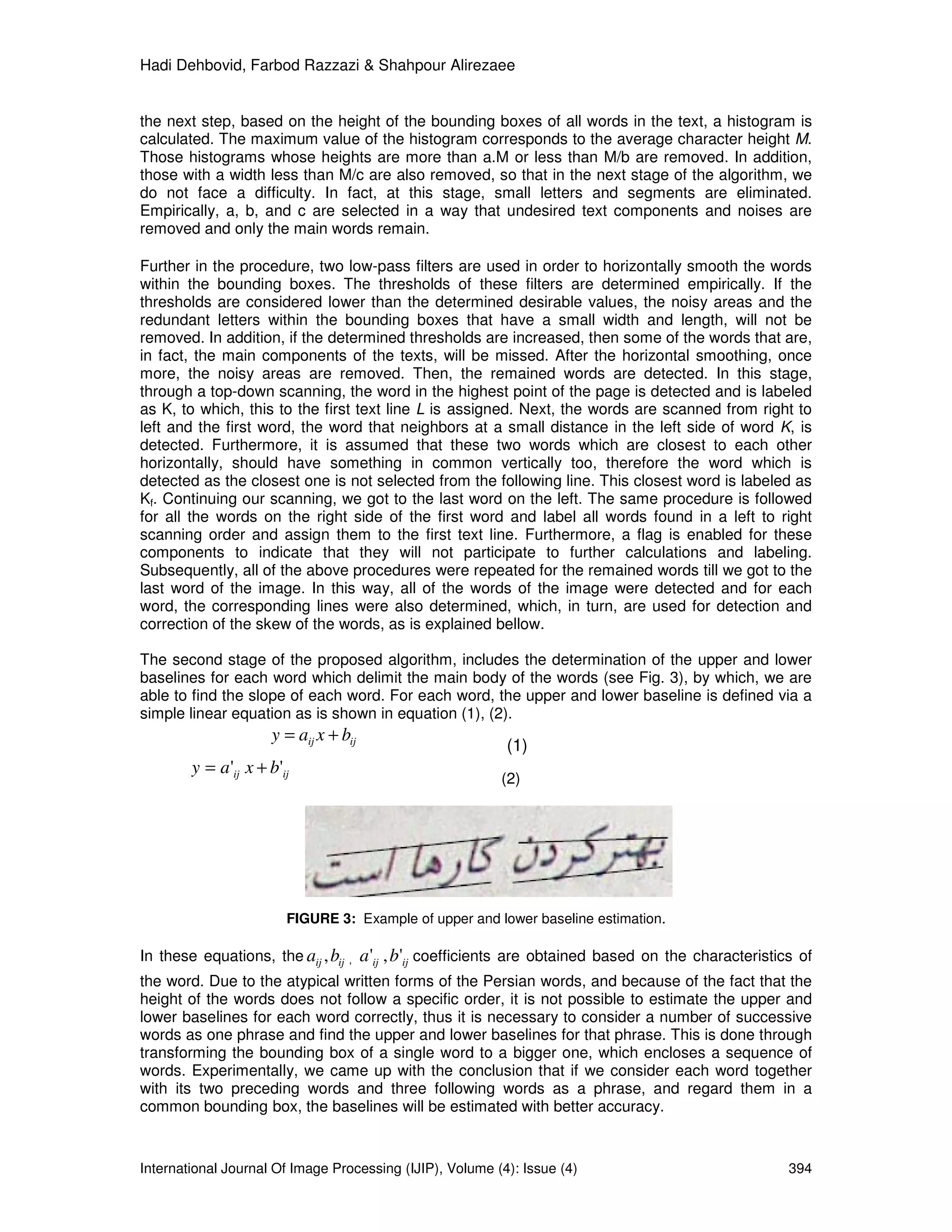 A Novel Method for De-warping in Persian document images captured by cameras | PDF
