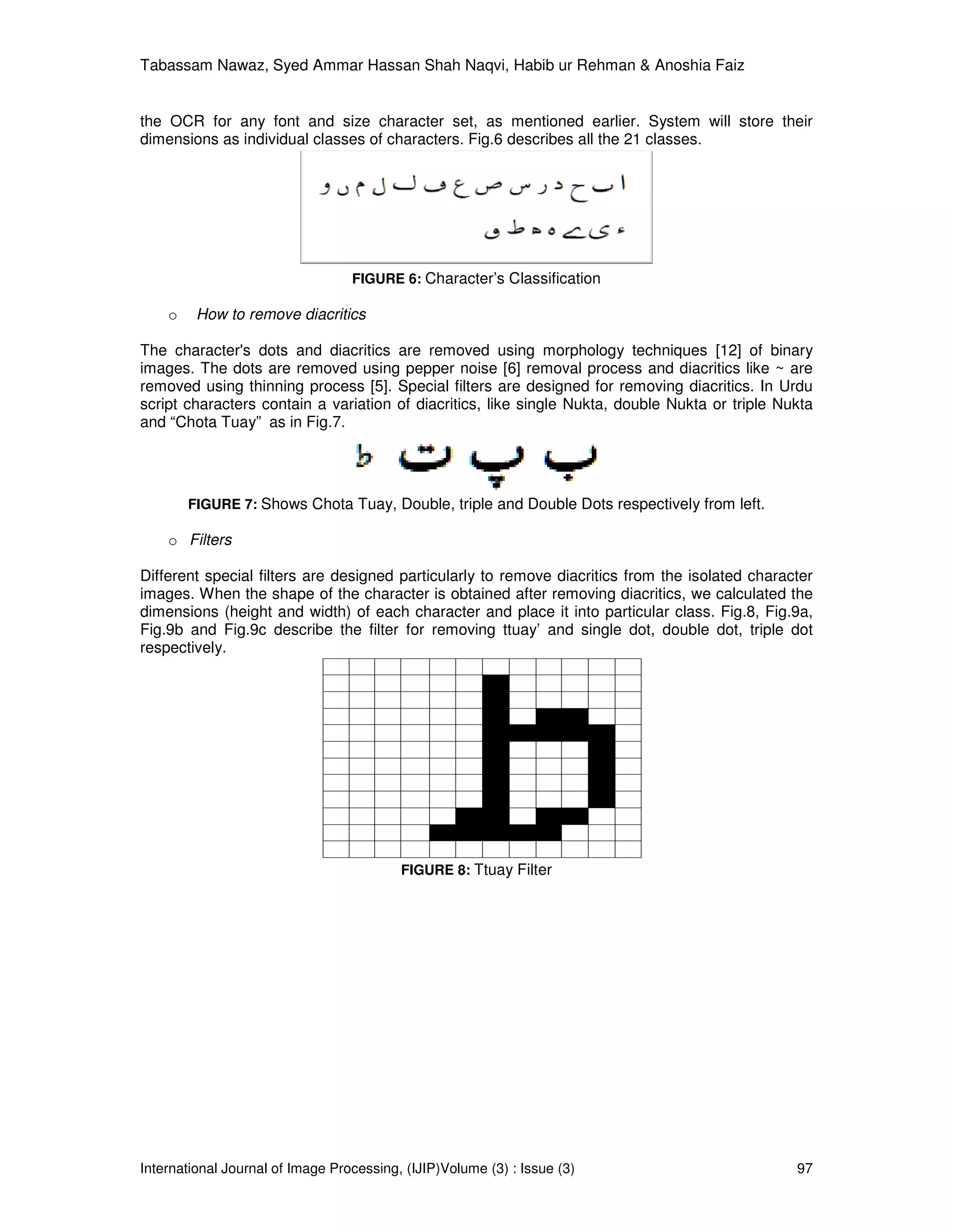 Optical Character Recognition System For Urdu Naskh Fontusing Pattern Matching Technique Pdf