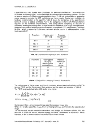 A Novel Cosine Approximation for High-Speed Evaluation of DCT | PDF