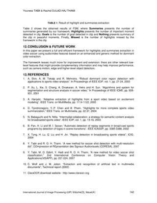 A Framework for Soccer Video Processing and AnalysisBased on Enhanced Algorithm for Dominant ...