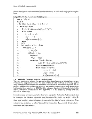 Analyses of the Watershed Transform | PDF