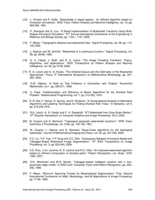 Analyses of the Watershed Transform | PDF